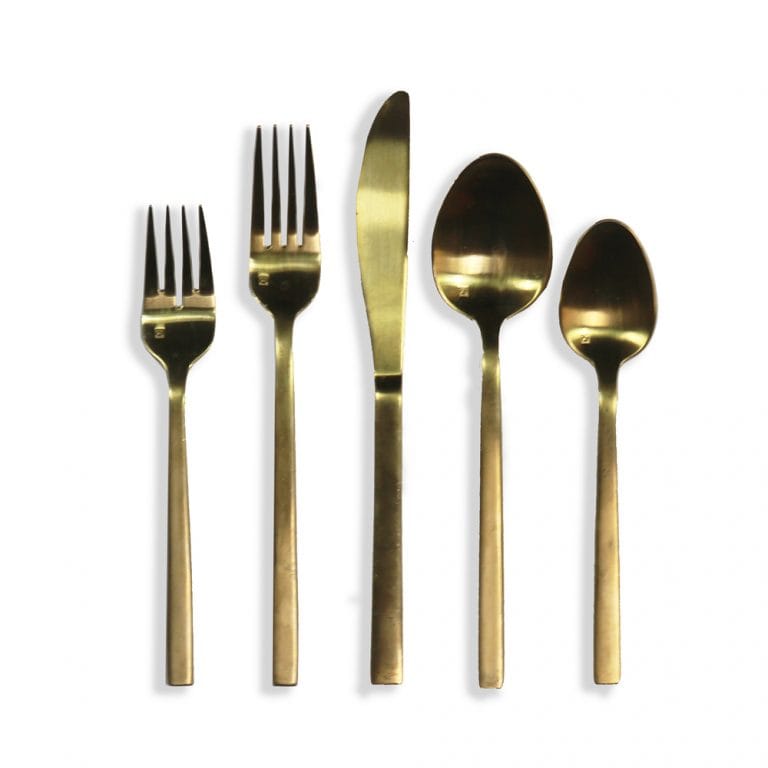 Black Skinny Modern Flatware – The Confetti Studio