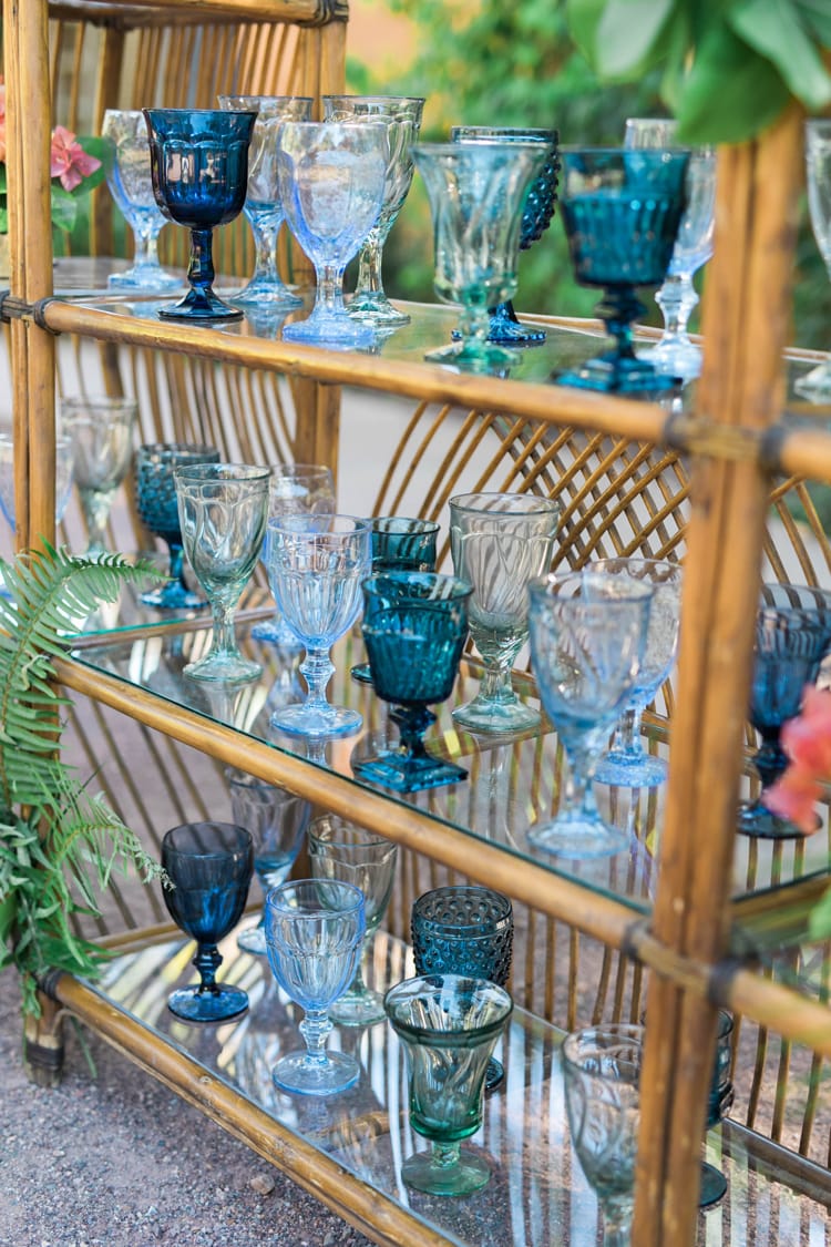 Tropical Blue Glassware – The Confetti Studio